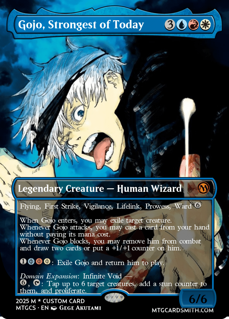 Custom MTG: 👹Sukuna x Gojo🪬 – Thresholds of Transformation